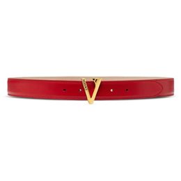 Versace G&uuml;rtel - Belts Redgold - Gr. 70 - in Rot - f&uuml;r Damen