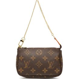 Louis Vuitton Crossbody Bags - Monogram Mini Pochette Accessoires - Gr. unisize - in Braun - f&uuml;r Damen