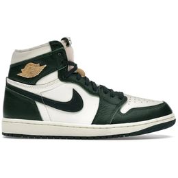 Nike Low-Top Sneaker - Jordan 1 Retro High Fir Pro Green (Women's) - Gr. 38,5 (EU) - in Gr&uuml;n - f&uuml;r Damen