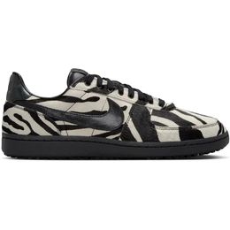 Nike Low-Top Sneaker - Nike Field General PRM Zebra (Women's) - Gr. 42,5 (EU) - in Schwarz - f&uuml;r Damen
