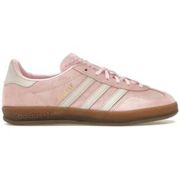 Adidas Low-Top Sneaker - Adidas Gazelle Indoor Clear Pink Off White (Women' - Gr. 38_2_3 - in Wei&szlig; - f&uuml;r Damen