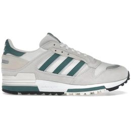 Adidas Low-Top Sneaker - Adidas ZX 600 Crystal White Preloved Teal Core Whi - Gr. 43_1_3 - in Wei&szlig; - f&uuml;r Damen
