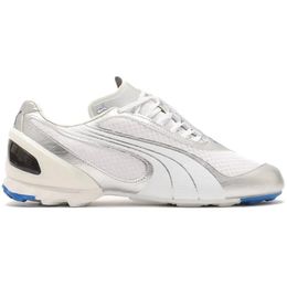 Puma Low-Top Sneaker - Puma V-S1 Metallic Pack Silver White - Gr. 37,5 (EU) - in Wei&szlig; - f&uuml;r Damen