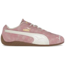 Puma Low-Top Sneaker - Puma Speedcat Faded Carnation Pink Alpine Snow - Gr. 39 (EU) - in Gold - f&uuml;r Damen