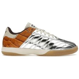 Adidas Low-Top Sneaker - Adidas Samba Millennium Wales Bonner Silver Metall - Gr. 36_2_3 - in Gunmetal - für Damen