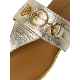 Tamaris Zehentrenner Damen Gr&ouml;&szlig;e 38 gold