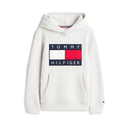 Tommy Hilfiger Sweatshirt 'Heritage' boy size 116 marine blue / Light grey / Red / White
