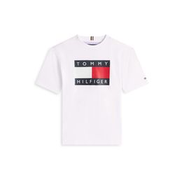 Tommy Hilfiger T-Shirt 'HERITAGE' Jungen Gr&ouml;&szlig;e 176 marine / hellrot / wei&szlig;