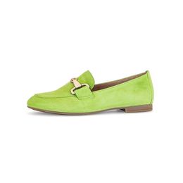 Gabor Leder-Mokassins in Gr&uuml;n - 66% | Gr&ouml;&szlig;e 37,5 | Damen-schuhe-halbschuhe