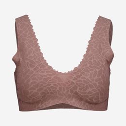 Sloggi Brauner Zero Feel Bralette aus Spitze