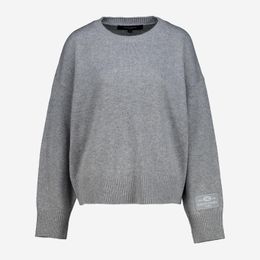 EACH x OTHER Grauer Pullover mit Melange-Muster