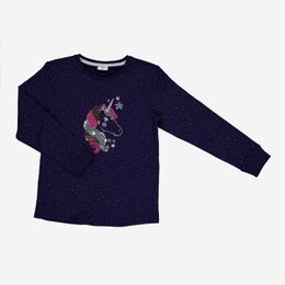Dunkelblaues Sweatshirt mit Einhornmotiv