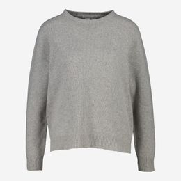 Grauer Pullover aus Wollmischung