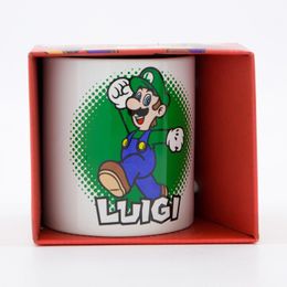 Pyramid International Wei&szlig;e Tasse mit Luigi-Motiv 10x11cm