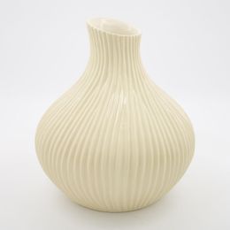 Villa Collection Cremefarbene Eik Vase 28x27cm