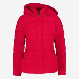 Nautica Rote Pufferjacke mit Logo-Details