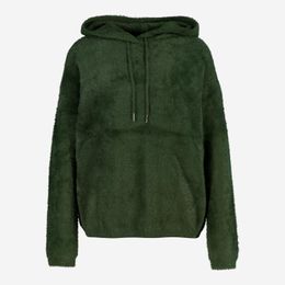 Rachel Zoe Gr&uuml;ner Kapuzenpullover aus Kunstfell