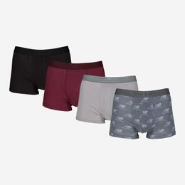 New Balance 4er-Pack mehrfarbige Boxershorts mit Logo