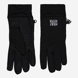 HEAT keeper Schwarze Handschuhe mit Fleece-Futter