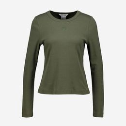 Gr&uuml;nes T-Shirt mit gepr&auml;gtem Logo