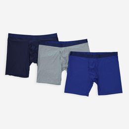 Under Armour 3er-Pack grau-blaue Boxershorts