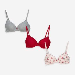 Laura Ashley 3er-Pack mehrfarbige verstellbare Bralettes