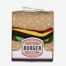 3er-Pack mehrfarbige Burger-Socken