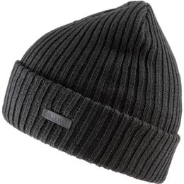 Barts Wilbert Beanie Herren - schwarz - Gr. Einheitsgr&ouml;&szlig;e - Polyester/Polyacryl