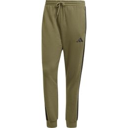 Adidas M 3s Fl Tc Pt Sweathose Herren - oliv - Gr. S - Baumwolle/Polyester/Viskose