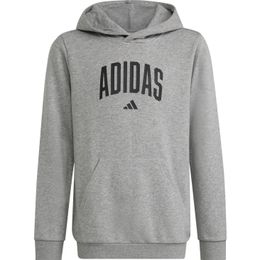 Adidas Hoodie Jungen - grau - Gr. 176 - Baumwolle/Polyester