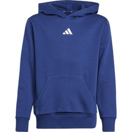 Adidas Sl Fl Sweatshirt Kinder - blau - Gr. 128 - Baumwolle/Polyester