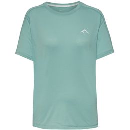 Nike Trail Df Funktionsshirt Damen - grau - Gr. S - Polyester/Baumwolle