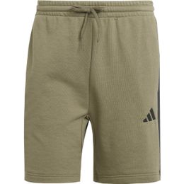 Adidas 3s Ft Shorts Herren - oliv - Gr. S - Baumwolle/Polyester/Viskose