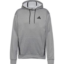 Adidas Hoodie Herren - grau - Gr. XL - Polyester
