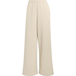 Adidas Soft Lux Sweathose Damen - beige - Gr. XS - Polyester/Modal/Baumwolle