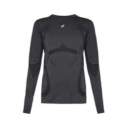 asics Sportshirt 'ROAD' Damen Gr&ouml;&szlig;e M anthrazit / schwarz / wei&szlig;