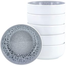 OTTO HOME Müslischale "modernes Schüssel-Set Lykk, Geschirr-Set, Bowl", Ø 15cmweiß, stone, Schüsseln, hohe Haltbarkeit, spülmaschinen- &