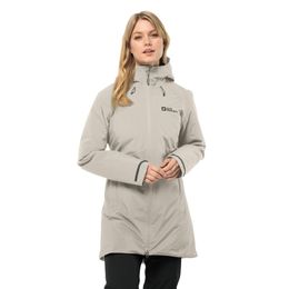 Jack Wolfskin Damen Funktionsmantel "HEIDELSTEIN INS JKT W", beige, Gr. XS, Obermaterial: 100% Polyester, M&auml;ntel, W&auml;rmend, winddicht, &Uuml;bergangsjacke
