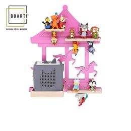 Wandregal BOARTI, B:35cm, pink, Wohnzimmer, Regale, "Karussell Pferde Kinder Toniebox Tonies Figuren"