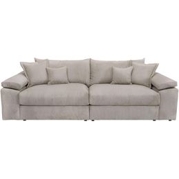 Big-Sofa Home Affaire, B:246cm T:123cm, grau, 100% Polyester, Sofas, "Soft&Cosy XL, B: 246 cm - OTTO. Verl&auml;ssliche Qualit&auml;t.", Mega-Sofa, Cord oder