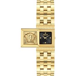 Versace Damen Quarzuhr "Versace REVEAL", gold, Armbanduhren, Armbanduhr, Damenuhr, Swiss Made, Edelstahlarmband, analog