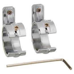 Gardinia Gardinenstangen-Ringadapter Edelstahl &Oslash; 20 mm 2 St&uuml;ck