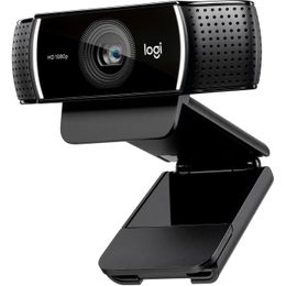 Logitech Webcam "C922", B:9,5cm H:2,9cm T:2,4cm, schwarz, Camcorder