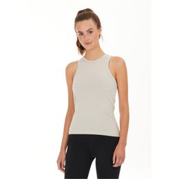 ENDURANCE ATHLECIA ATHLECIA Damen Tanktop "Lankae", beige, Gr. 46, unifarben, 57% Baumwolle, 38% Modal, 5% Elasthan, Tops, mit 4-Wege-Stretchfunktion