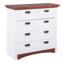 Schubkastenkommode OTTO HOME, B:94cm H:89cm T:39cm, wei&szlig;, Sideboards, "Konrad", Breite 94 cm, aus massiver, FSC-zertifizierter Kiefer