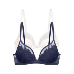 Dorina Bra female Blue, White size 80