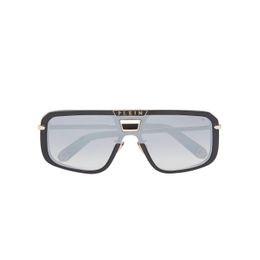Philipp Plein Damen Sonnenbrille "Hexagon"95, schwarzmatt, Sonnenbrillen