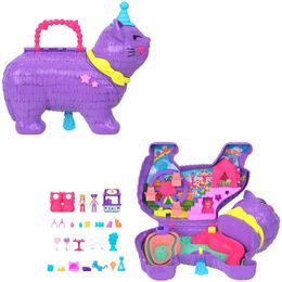 Polly Pocket Kinder Spielwelt "Party Kätzchen Pinata", bunt, Kunststoff, B:26cm H:20cm T:12cm, Spielfigurenwelten