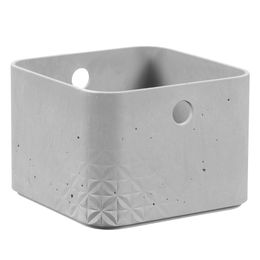 curver Aufbewahrungsbox 'Beton XS' betongrau 17 x 17 x 12 cm