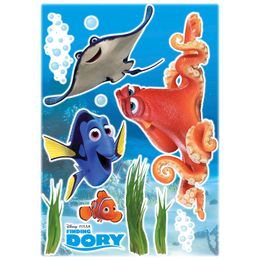 Komar Wandtattoo "Dory and Friends - Gr&ouml;&szlig;e 50 x 70 cm", B/H/T: 50cm x 70cm, Fische, bunt, Wandtattoos, selbstklebend, Wandsticker, Kinderzimmer